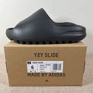 Yeezy | Shoes | Adidas Yeezy Boost Slides Slide Black Slippers Slipper ...
